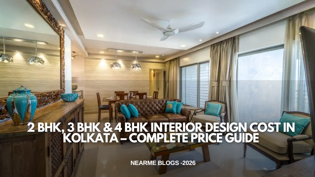 2 BHK, 3 BHK & 4 BHK Interior Design Cost in Kolkata – Complete Price Guide